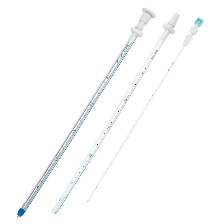 Disposables Thoracic Drainage Catheter with Trocar/without Silicone