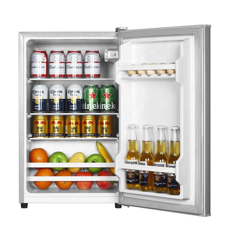 58L Single Soild Door Mini Cooler Small Table Refrigerator Home Upright ...