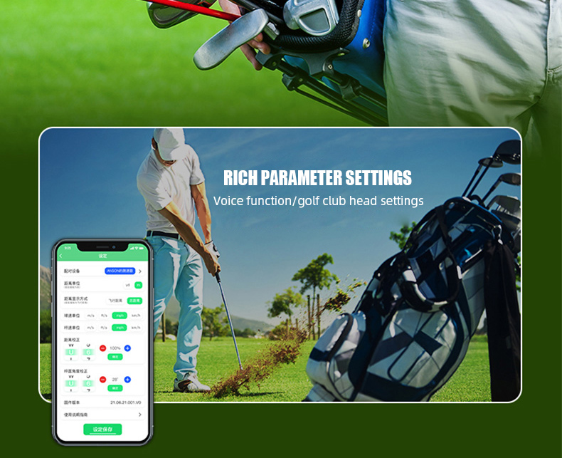 PGM MNQ011 golf swing analyzer mobile golf swing launch monitor ...