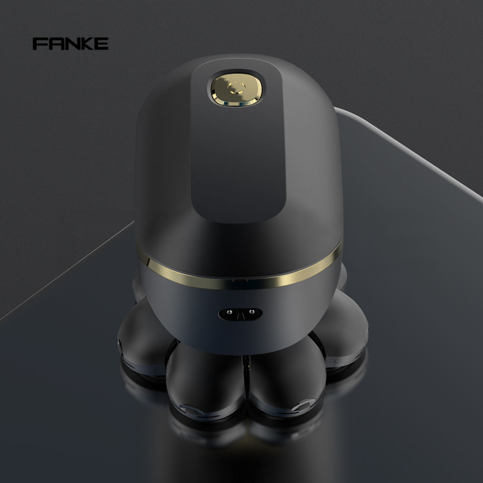 Fanke 7D Rotating Men's Electric Shaver - 5-in-1 Multifunctional
