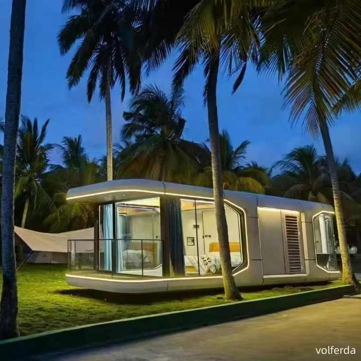 VOLFERDA E7 Space Capsule House Folding Tiny Capsule House for Resort