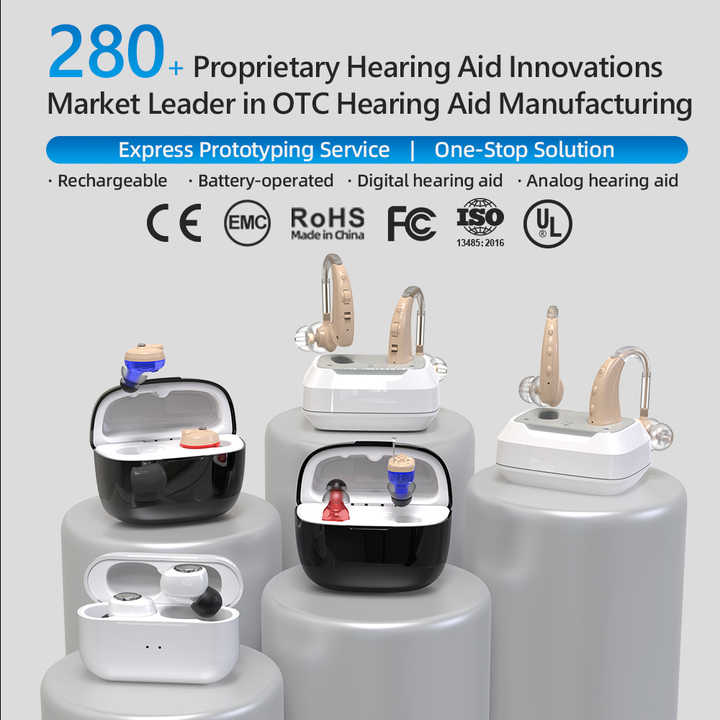 2025 Advanced Noise Cancelling Rechargeable ITE Hearing Aids Trending ...