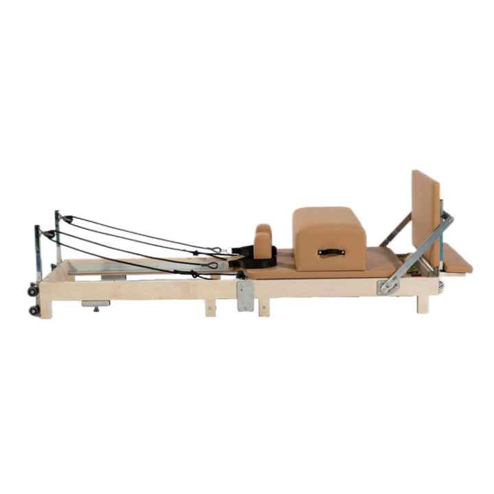 Portable Folding Up Reformer Pilates Reformer Bed Oak Wood Folding ...