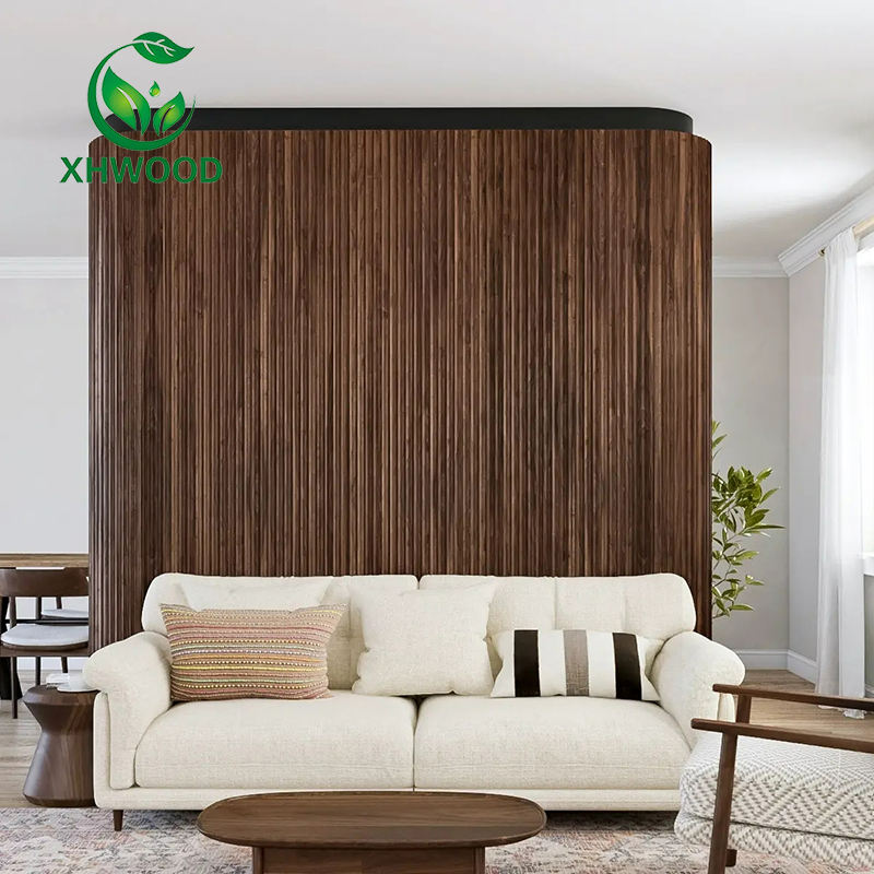 Half Round Wall Panel Flexible Wood Panel Living Room Background Decor ...