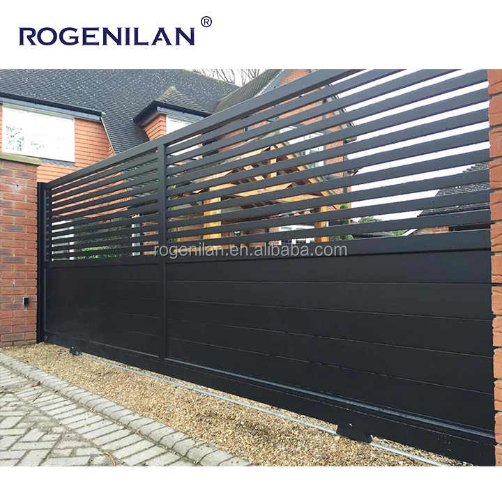 Minimalist Design House Customizable Gates Security Systems Garden ...