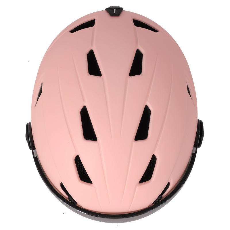 FEX Manufactured Brand Integrated PC Lens Ski Helmet with Outer Scratch ...