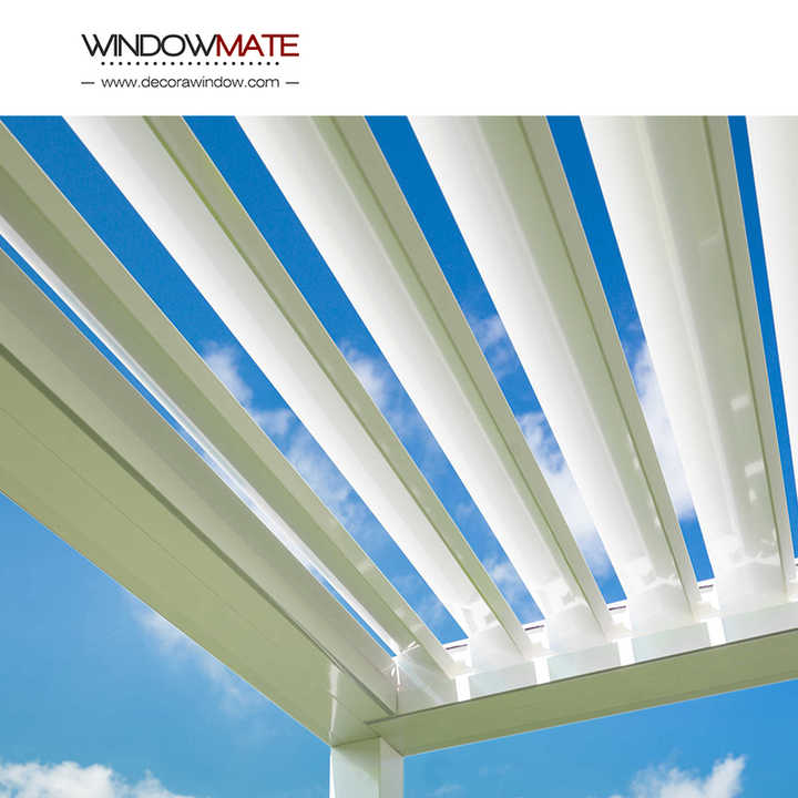 Automatic Aluminium Louver Window System for Acoustic & Sun Control