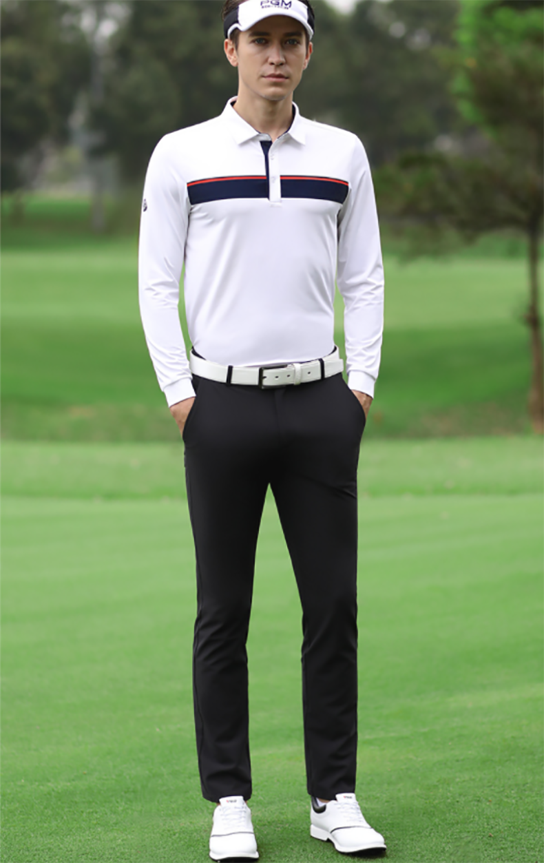 PGM KUZ081 men golf pant stretch polyester golf trousers slim sports ...