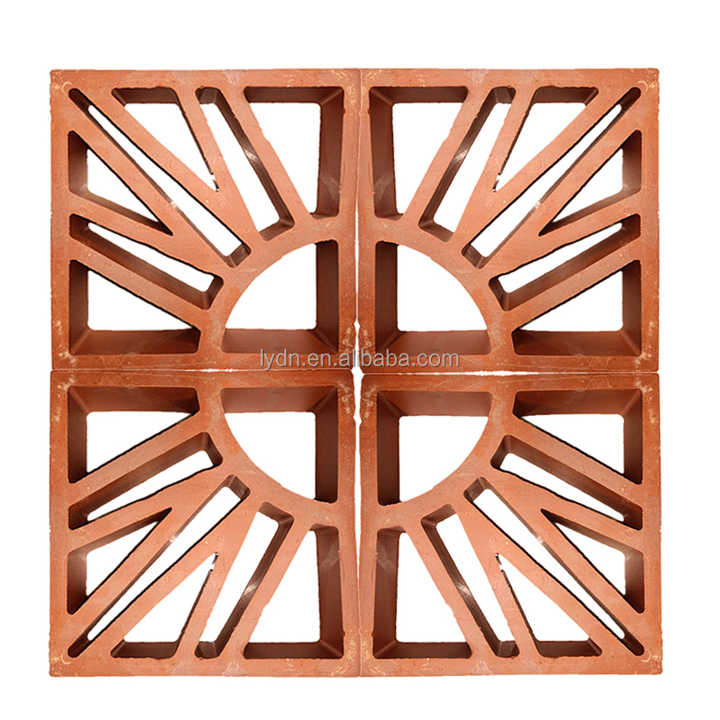 Terracotta Hollow Blocks Bricks Jaali Tiles for Wall Cladding