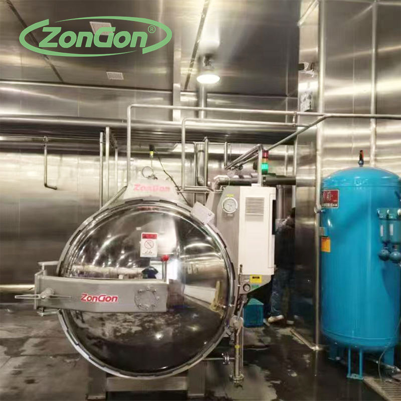 Steam Static Autoclave Retort Suitable for Air-containing Containers ...