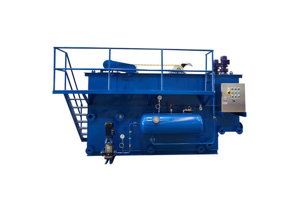 Industry Wastewater Treatment Plant with Scraper Equipment DAF System ...