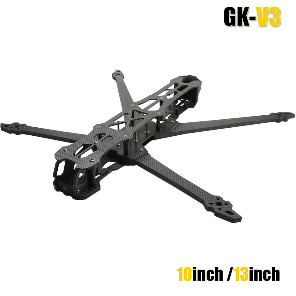 GK-V3 10 Inch/13 Inch FPV Drone Frame KIT 435mm/550mm Carbon Fiber for ...