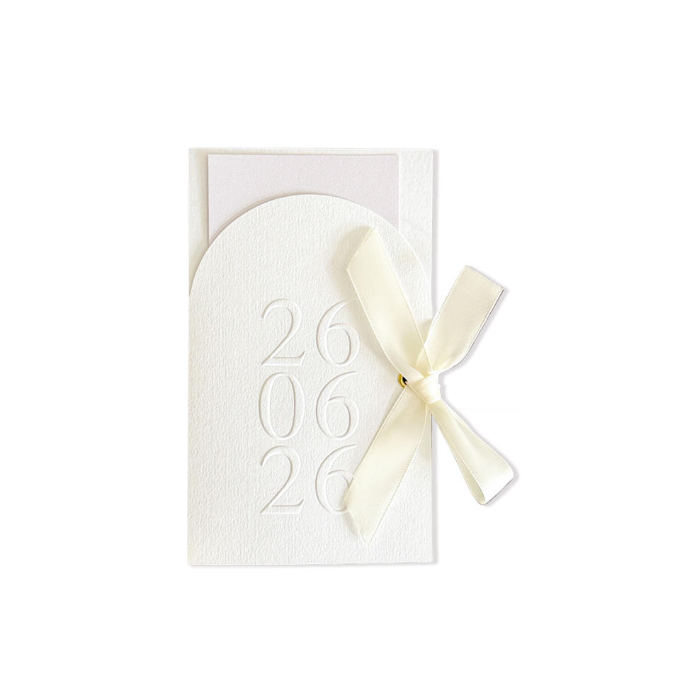 Minimalist Wedding Invitation Set with Envelopes Blank or Customizable ...