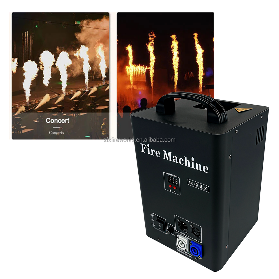 Spectacular Flame Column Fire Machine Wedding Shows DMX Power Control ...