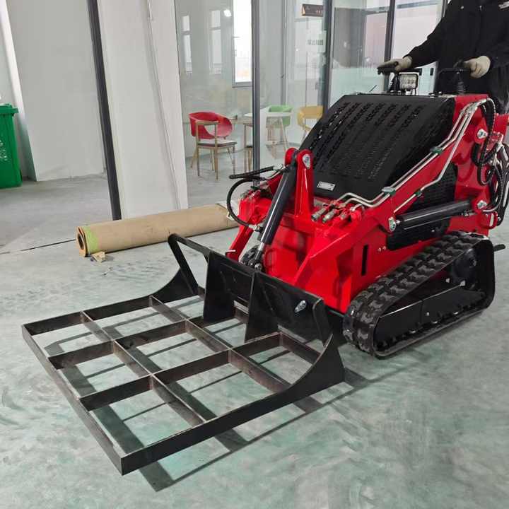 Free Shipping KUBOTA Diesel Engine Micro Skid Steer Loaders Farm Mini ...