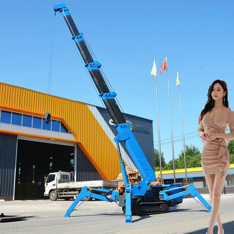 Spider Crane 5 Ton Spider Crane Chinese Crawler Mobile Crane Spider ...