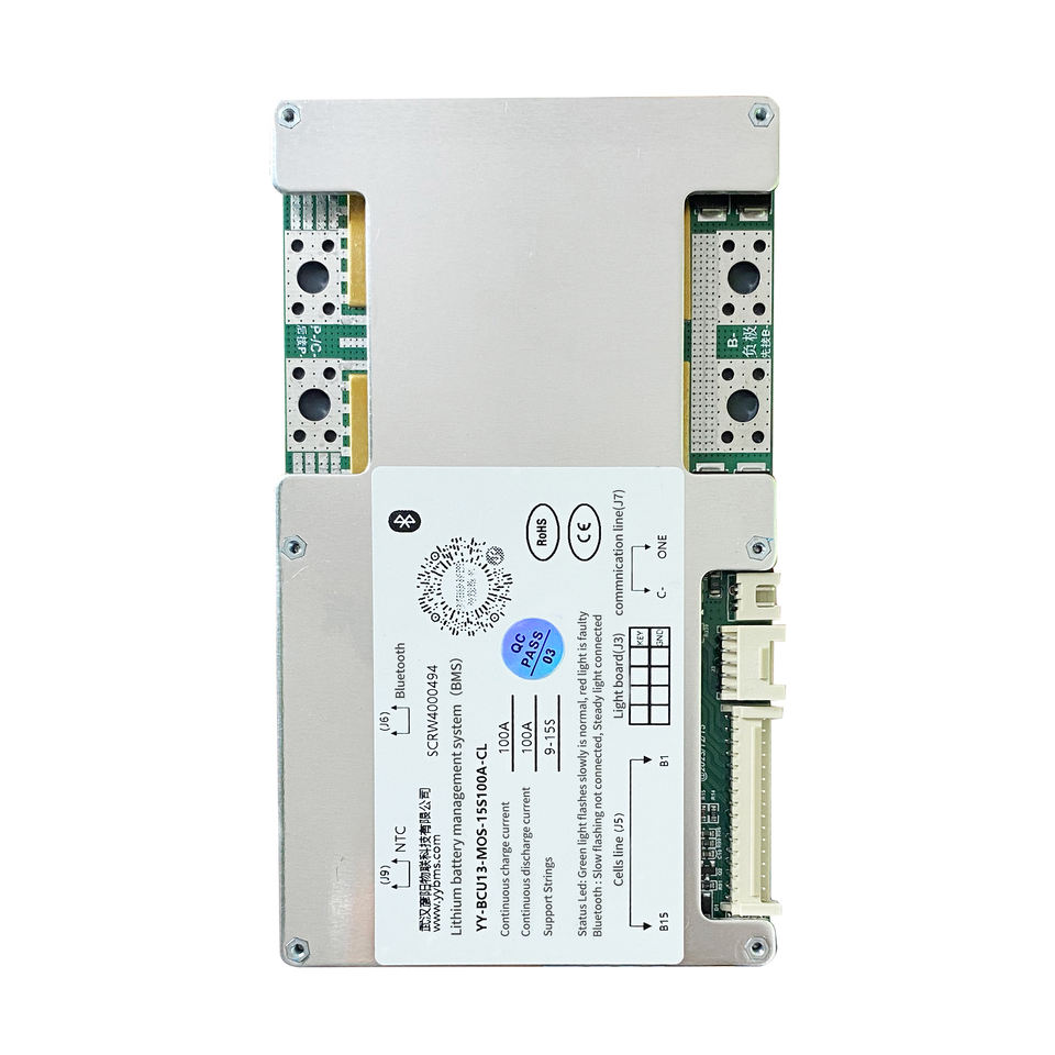 48V 15S 150A Smart BMS Passive Balance Circuit Protection for ...