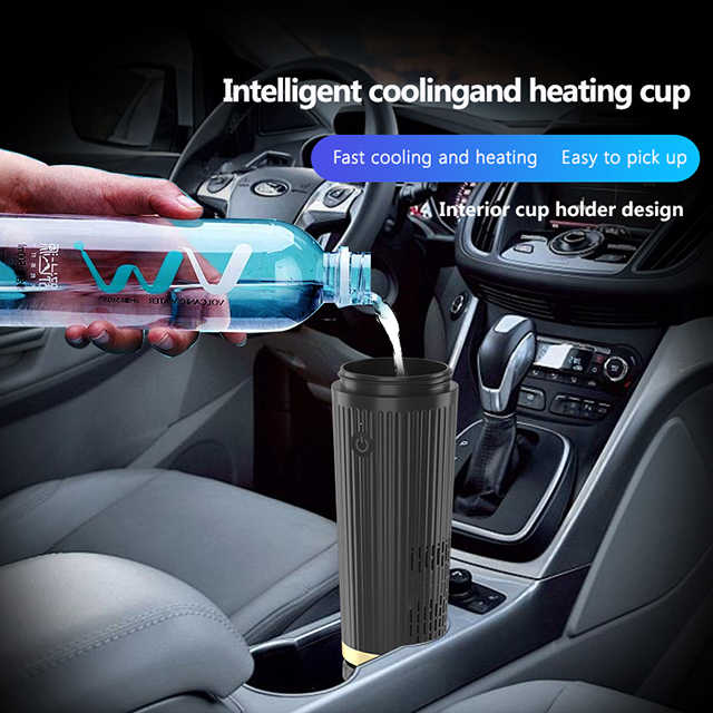 Fonwhy Electronic Smart Car Cup Holder with USB Heating & Cooling Eco ...