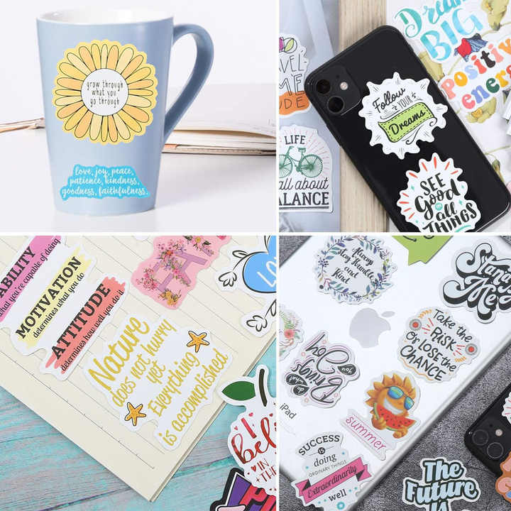 Uv-resistant Custom Decal Sticker Pack - Waterproof Affirmations