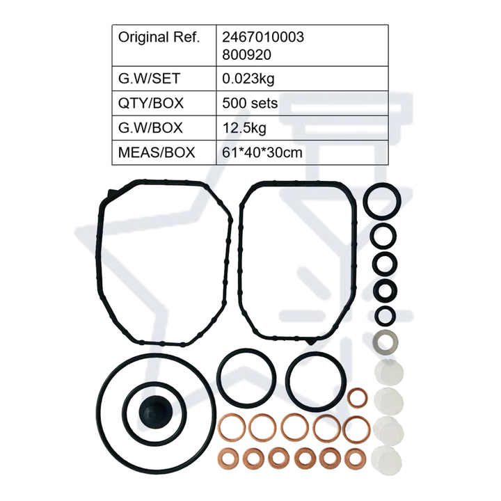 2467010003 VE Fuel Injection Pump Repair Kit 800920 for Iveco, Renault ...