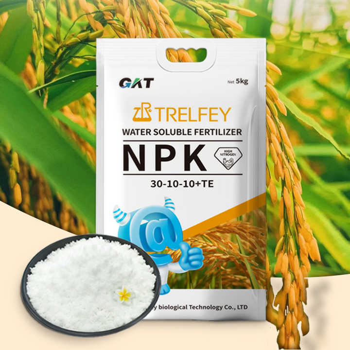 Powdered NPK Water Soluble Fertilizer 30-10-10 Potato Enlargement ...