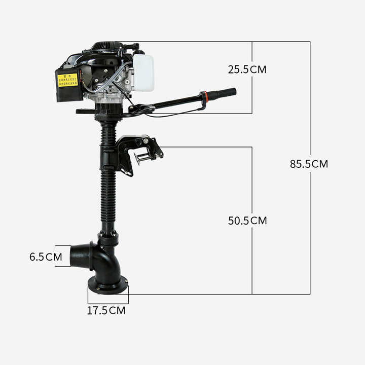 4HP 4 Stroke Outboard Motor for Boats - Air-Cooled & ODM | Wholesale