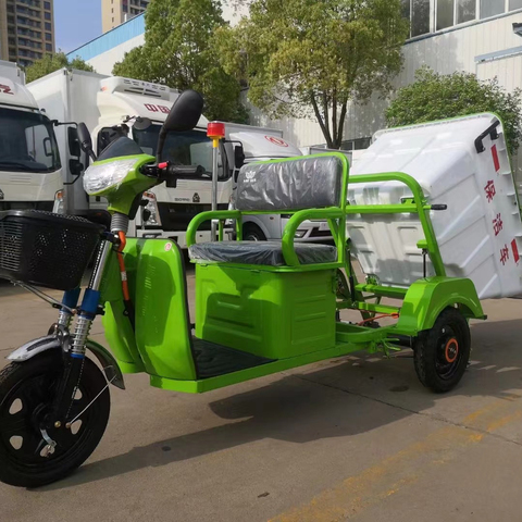 Tricycle 3 Wheel Waste Motorcycle - Efficient Garbage Dumper