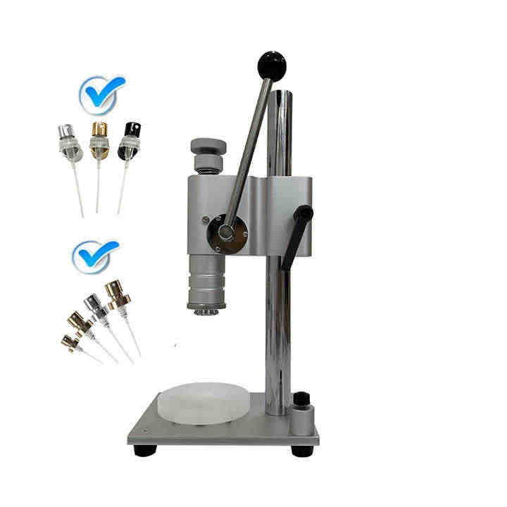 Semi-Auto Hand Press Perfume Sealing Machine Bottle Crimping Liquid ...