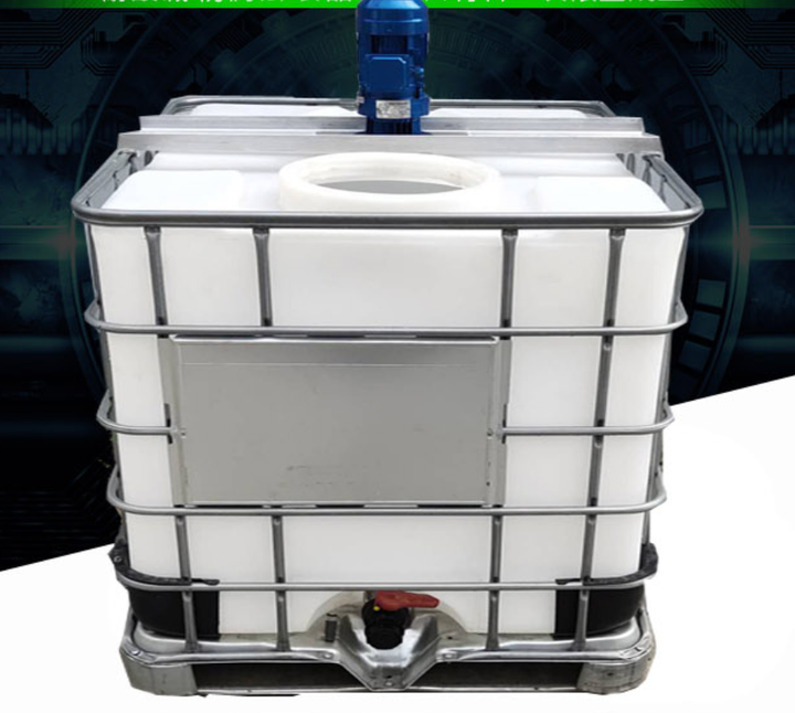 Industrial Food Grade Folding Propeller Mixer for IBC Container PE 1000L Tank