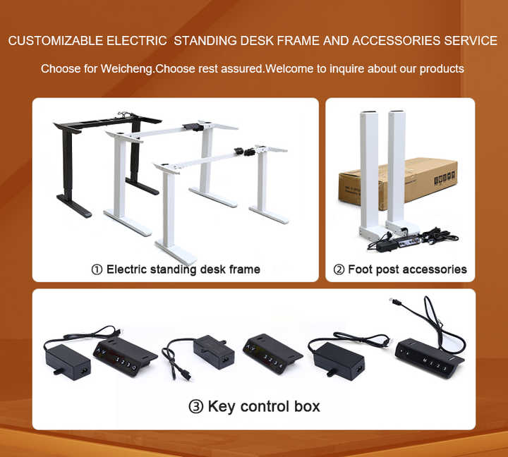 Adjustable Height Electric Standing Table - Dual Motor Frame