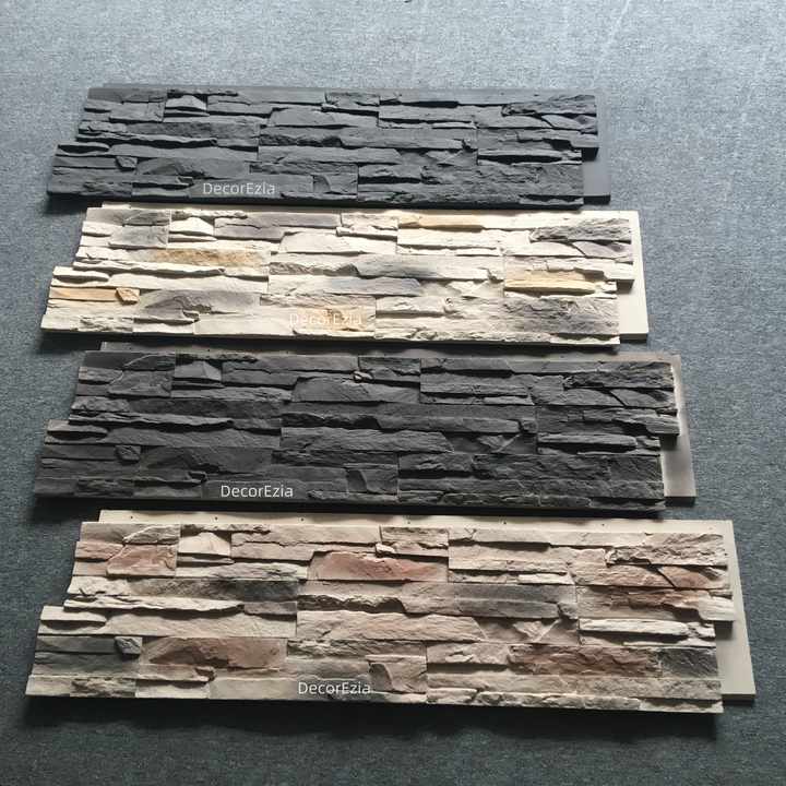 3D Wall Panel Decoration - Imitation Rock Veneer Panels, OEM