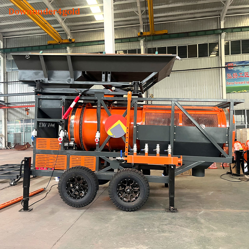 OEM/ODM Availability Small-scale Gold Trommel Screen Machine with ...