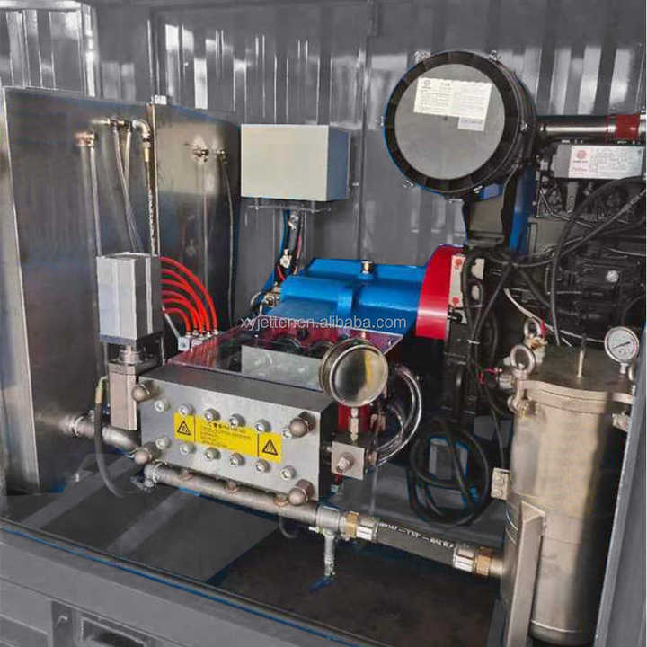 150Mpa ultra High Pressure Water Jetting Machine Industrial Heat Exchanger Pipe Cleaning ...