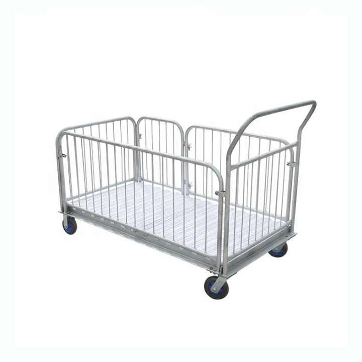 Durable Piglet Transfer Carts - Efficient Pig Farming Equipment
