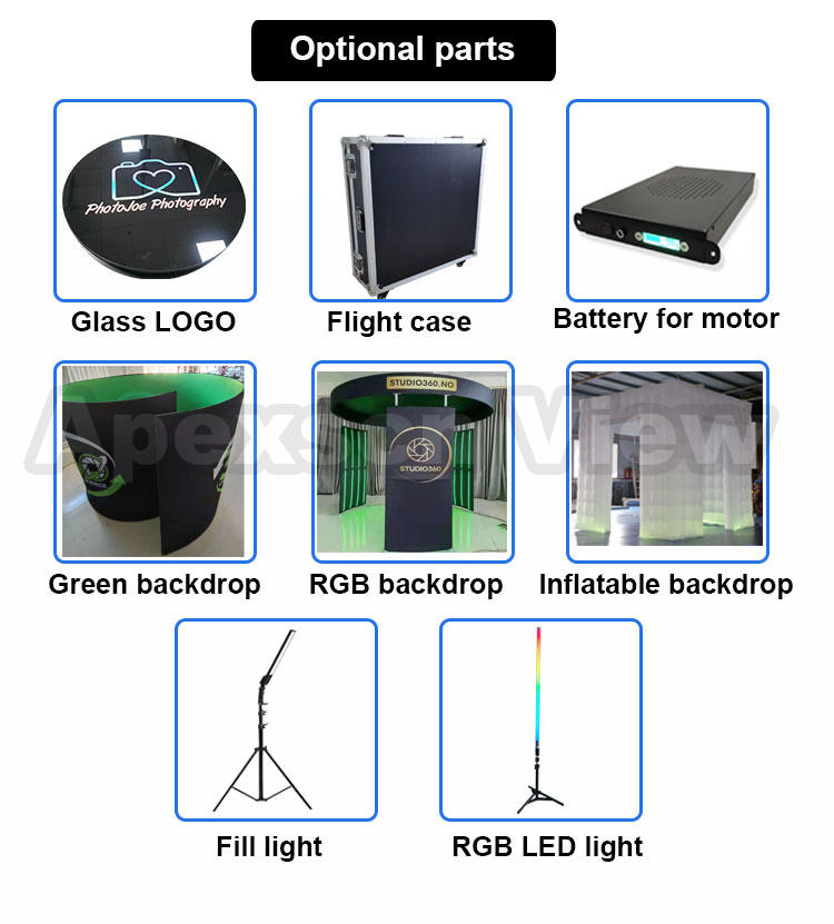 2022 Hot Sale New Portable Selfie 360 Degree Rotation Platform Business Photo Booth Camera ...