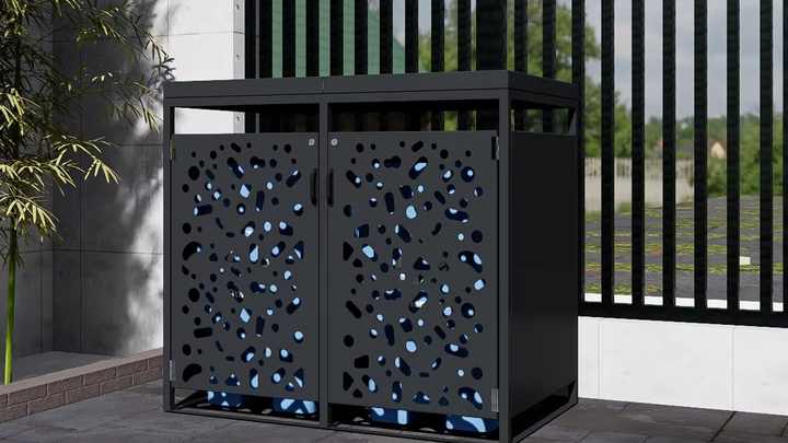 Eco-friendly Waste Bins - Durable Aluminium Garden Trash