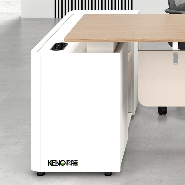 Boss Big Office Table Luxury White Executive Office Chahr and Table ...