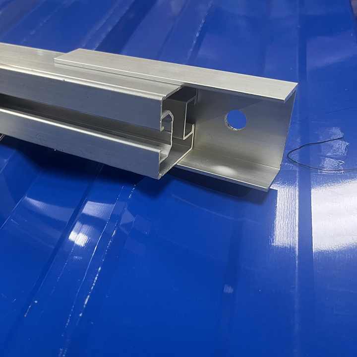 Quick Mount Rail Splice Connector Solar Panel Support Structures ...