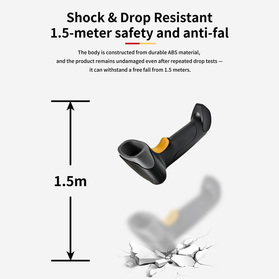 HC-710 Handheld Barcode Scanner with USB Receiver Suitable for Use in ...