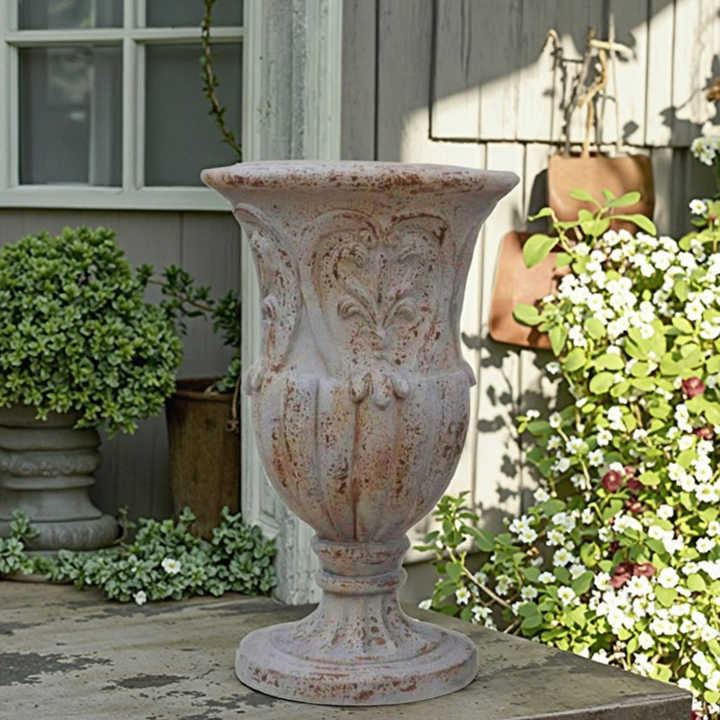 Decorative Garden and Home Decor Antique Roman Style Metal Distressed ...