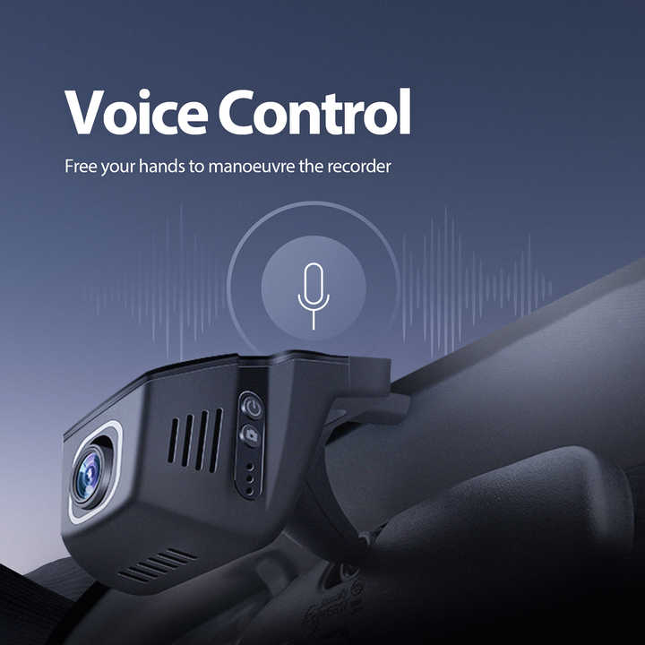 4K Car Dash Camera with Motion Detection & ADAS AR System