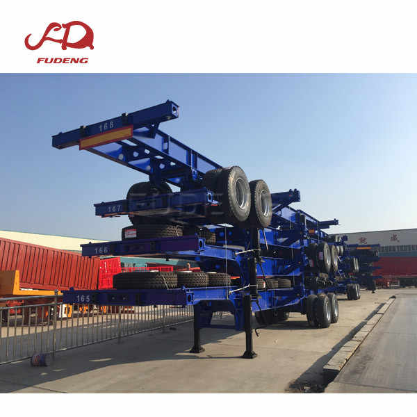 Low Price Truck Chassis Frame Manufacturers 40ft Skeleton Semi Trailer