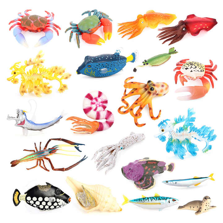 Solid PVC Simulation Sea Life Models - Educational Toys