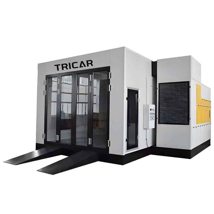 Tricar Luxury 7m Spray Booths Car Painting Cabin Spray Bake Paint Booth ...