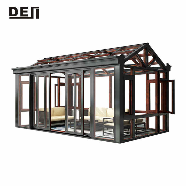 Contemporary Garden Design - Aluminum Frame Patio Glass