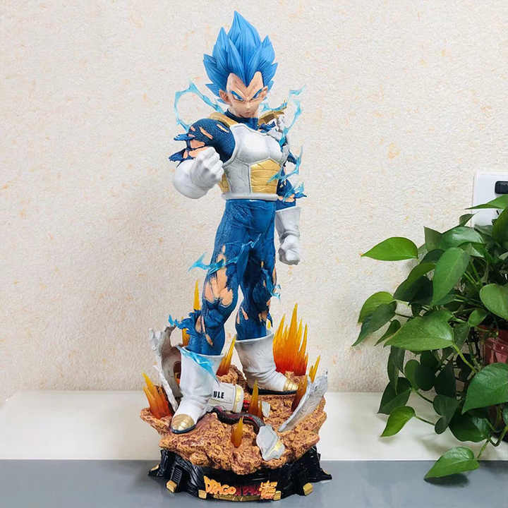 55cm accion coleccion Resin Goku Vegeta Statue Fiberglass Sculpture ...