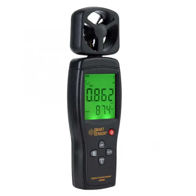 AS806 Digital Big Screen Anemometer Meter Wind Speed Measuring: 0~45m/s ...