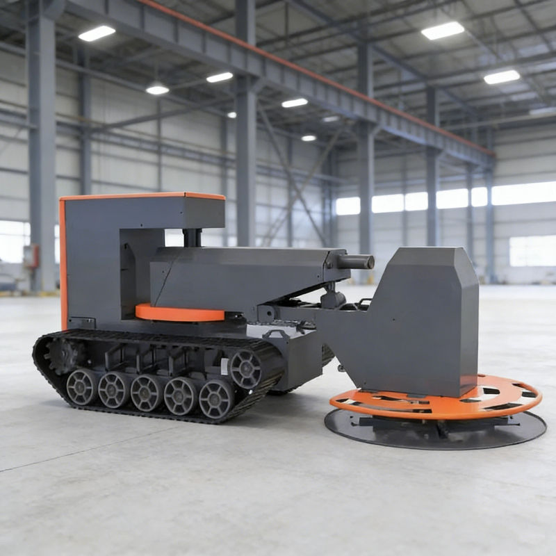 Crawler-Type Concrete Smoothing Robot Articulated Construction Robot ...