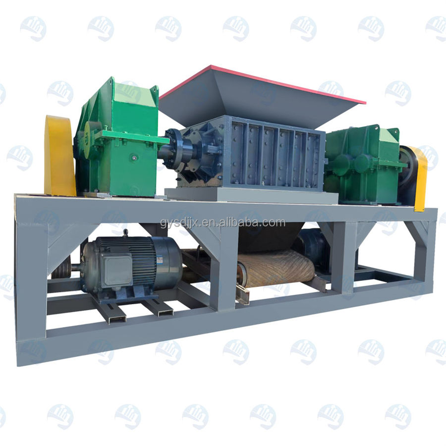 75hp 30kw Double Shaft Cardboard and PET Plastic Bottle Shredder ...