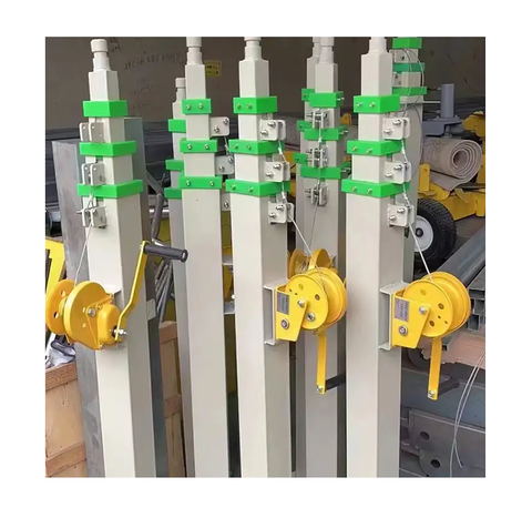 Hydraulic Telescoping Mobile Communication Light Tower & Antenna Mast ...